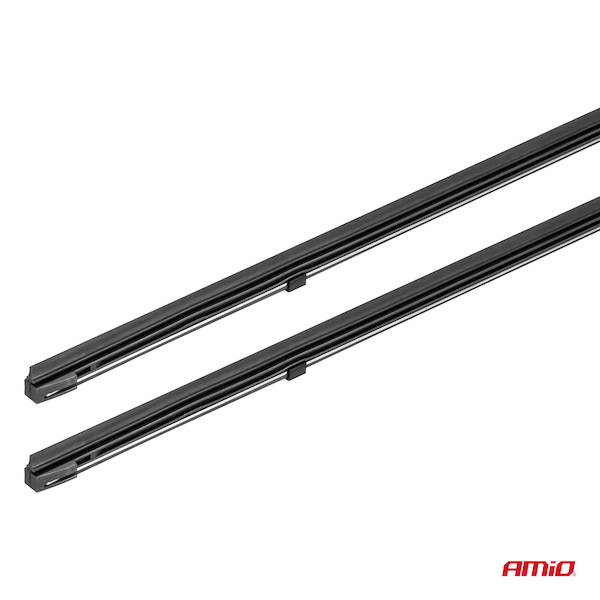 Gumička stěrače s lištou 700mm - 2ks AMiO AMIO-01343