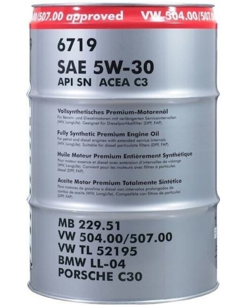 Motorový olej Fanfaro 6719 5W-30 60L 504/507.00